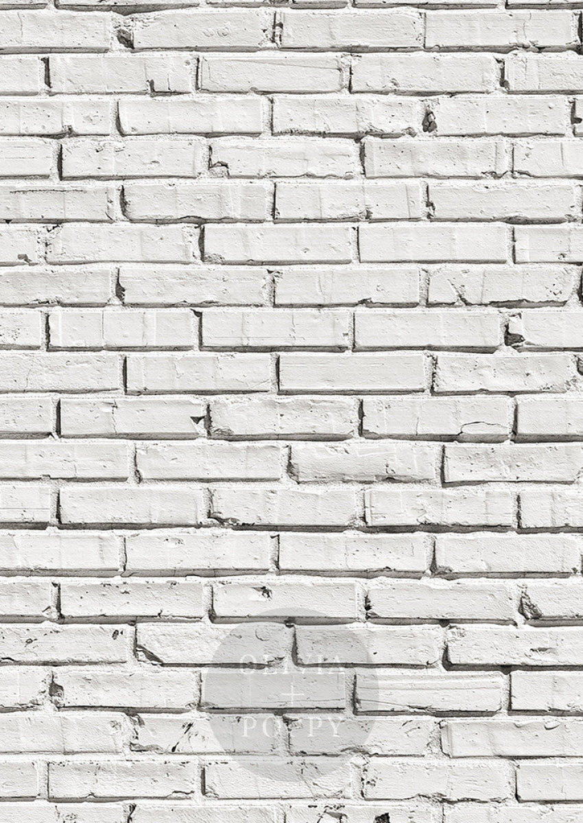 White Brick Wall Mural – OLIVIA+POPPY